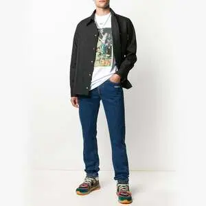 Off-White Painting Print Short Sleeve Tee - White