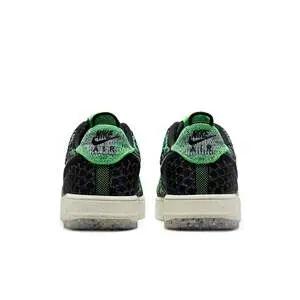 Nike Force 1 Crater Flyknit Next Nature Sneakers - Black/green/white