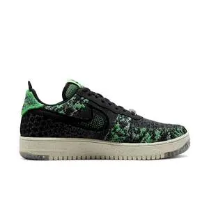Nike Force 1 Crater Flyknit Next Nature Sneakers - Black/green/white