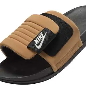 Nike Offcourt Adjust Slides - Flax/black/sail