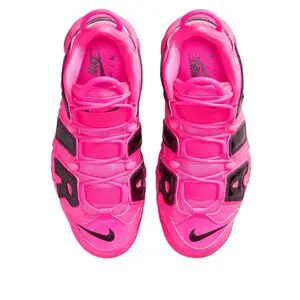 Nike More Uptempo High Top Sneakers - Pink Blast/black