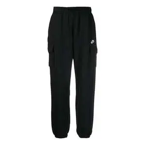 Nike Club Fleece Cargo Sweatpants - Black