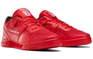 REEBOK Workout Plus Low Top Sneakers - Red