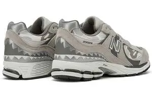 NEW BALANCE Bape X 2002r 'apes Together Strong Grey Camo' Sneakers - Gray/silver