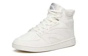 ANTA Skateboarding Series High-top Sneakers - Ivory