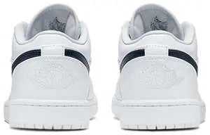 JORDAN 1 Low "white Obsidian" Sneakers - White/obsidian