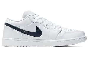 JORDAN 1 Low "white Obsidian" Sneakers - White/obsidian
