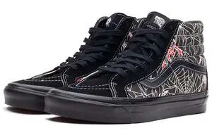 VANS Sk8-hi 38 Dx Anaheim Factory Og Black Spider Web - Black/white/red