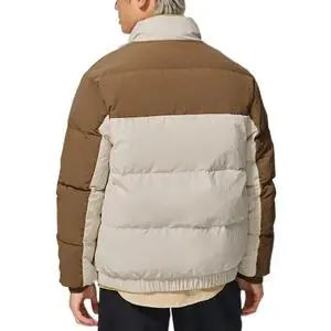 LI-NING Logo Down Jacket 'beige Brown