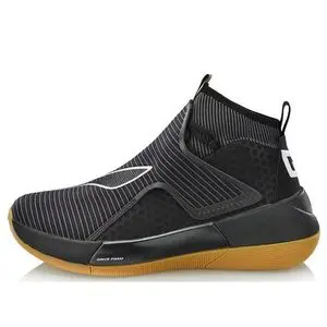 LI-NING Yushuai 12 High-top Basketball Sneakers - Black