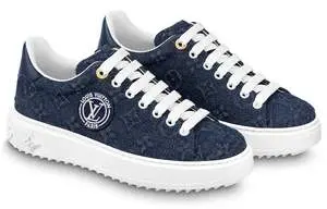 LOUIS VUITTON Time Out Sneakers - Blue/white