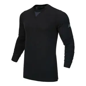 NEW BALANCE Long Sleeve Crewneck T-shirt - Black