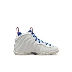 Nike Little Posite One "usa Moon" High Top Sneakers - White/blue/red