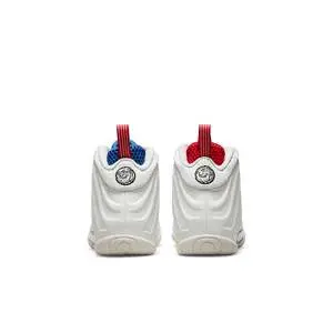 Nike Little Posite One "usa Moon" High Top Sneakers - White/blue/red