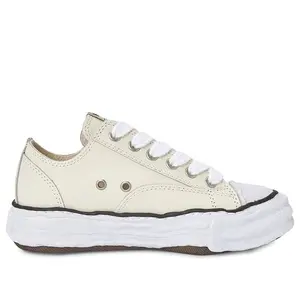Mihara Yasuhiro Peterson23 Og Sole Leather Low Top Sneakers - White