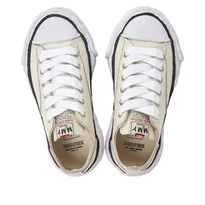 Mihara Yasuhiro Peterson23 Og Sole Leather Low Top Sneakers - White