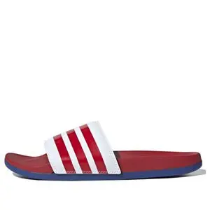 Adidas Adidas Adilette Comfort Slides White/red/blue