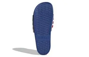 Adidas Adilette Comfort Slides - White/red/blue