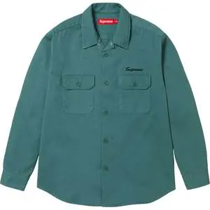 Supreme Our Lady Work Shirt - Teal