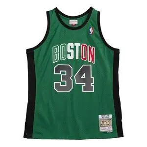 Mitchell & Ness Boston Celtics "34" Basketball Jersey - Green/black