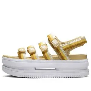 Nike Nike Icon Classic Platform Sandals White/yellow/orange