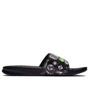 Nike Benassi Jdi Print Slide 'run To Tokyo - Black
