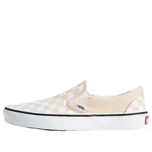 VANS Vans Classic Slip-On Checkerboard Creme Brule Beige/white