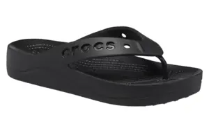 CROCS Baya Platform Cut Out Detail Flip Flops