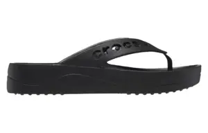 CROCS Baya Platform Cut Out Detail Flip Flops