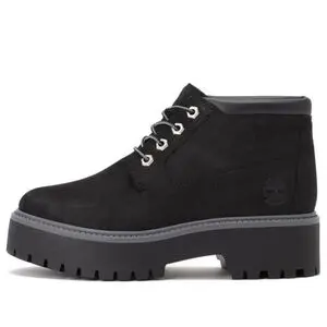Timberland Stone Street Premium Platform Waterproof Chukka Boots - Black