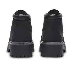 Timberland Stone Street Premium Platform Waterproof Chukka Boots - Black
