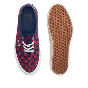 VANS Authentic Checkerboard Lace Up Sneakers