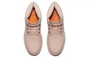 Timberland Premium 6-inch Waterproof Nubuck Boots - Pink/brown