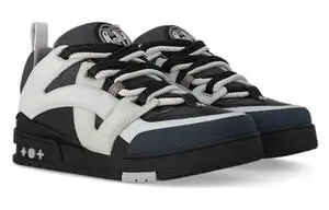 LOUIS VUITTON Skate Sneakers - Black/white/grey