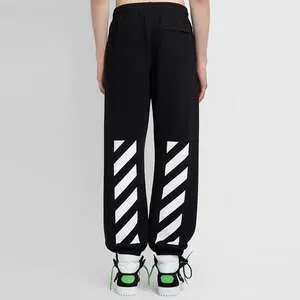 Off-White Ss22 Solid Color Casual Pants/trousers Black