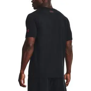 Under Armour Project Rock Brahma Bull T-shirt 'black Red - Black/red