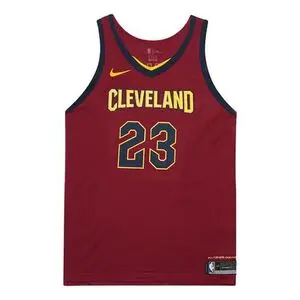 Nike Lebron James Cleveland Cavaliers Icon Edition Authentic Jersey - Red