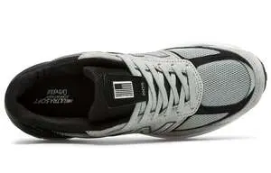 NEW BALANCE 990v5 Made In Usa "kool Grey" Sneakers - Blackgray