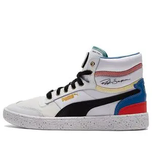 PUMA Ralph Sampson Mid 'go For' High-top Sneakers - White
