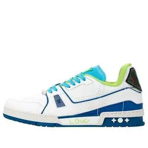 LOUIS VUITTON Low Top Sneakers - White/blue/green