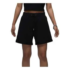 JORDAN Air Flight Diamond Fleece Shorts - Black