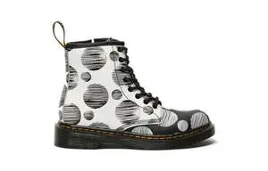 Dr. Martens Polka Dot Lace Up Boots