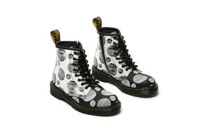 Dr. Martens Polka Dot Lace Up Boots