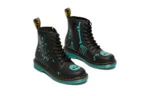Dr. Martens 1460 Skeleton Print Leather Boots