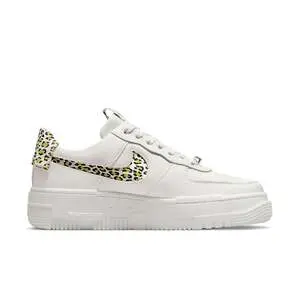 Nike Force 1 Pixel Se Leopard Print Sneakers - White