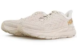 Hoka One One Clifton 7 Athletic Sneakers - Cream