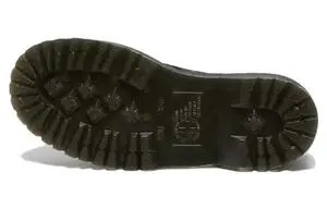 Dr. Martens 1461 Faux Fur-lined Metallic Platform Shoes - Black