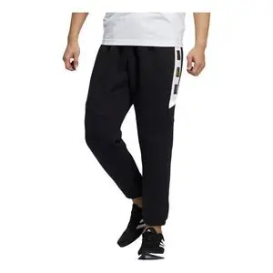 Adidas Logo Printing Knit Bundle Feet Sports Pants/trousers/joggers Black - Default Color