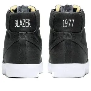 Nike Blazer Mid '77 Canvas Sneakers - Black