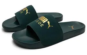 PUMA Leadcat Slides - Green/gold